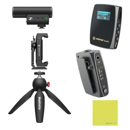 Liquid Audio Sennheiser Microphone MKE 400 Mobile Kit Bundle with ...