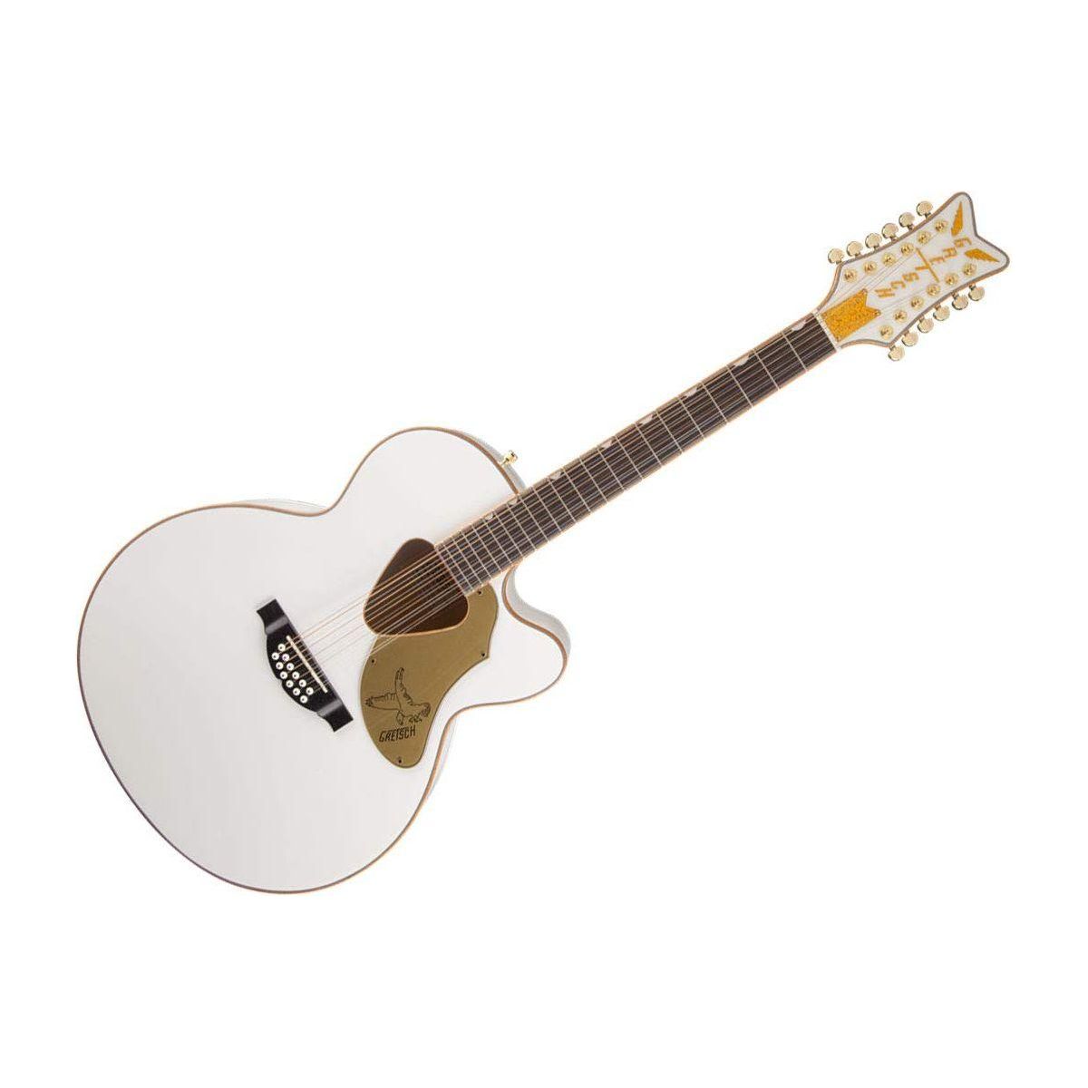 Gretsch G5022CWFE-12 Rancher Falcon White 12-String Acoustic-Electric ...