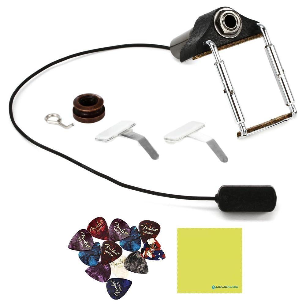 LR Baggs Radius-M Mandolin Pickup with external Jack Mount Bundle w ...