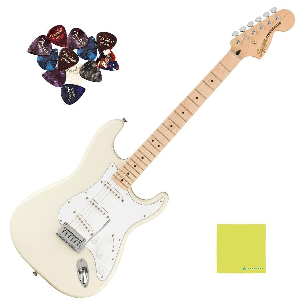 Fender Affinity Series™ Stratocaster®, Maple Fingerboard, Olympic White ...