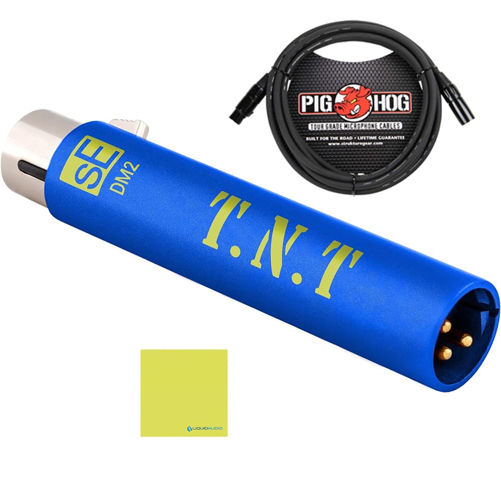 sE Electronics DM2 TNT 1-channel Active Inline Preamp Bundle w/Pig Hog ...