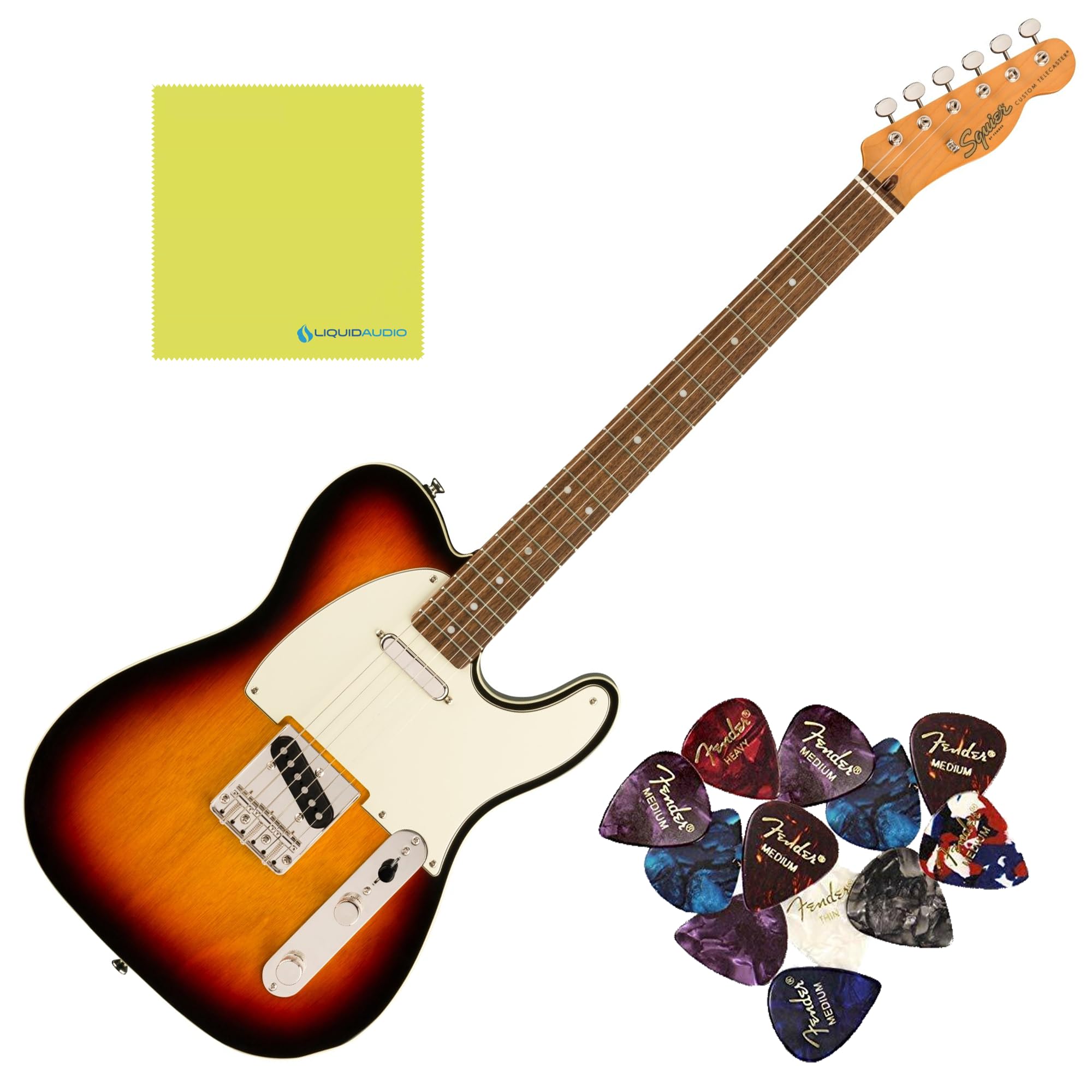 Squier Classic Vibe '60s Custom Telecaster® - 0374040500 Bundle w/ 12 ...