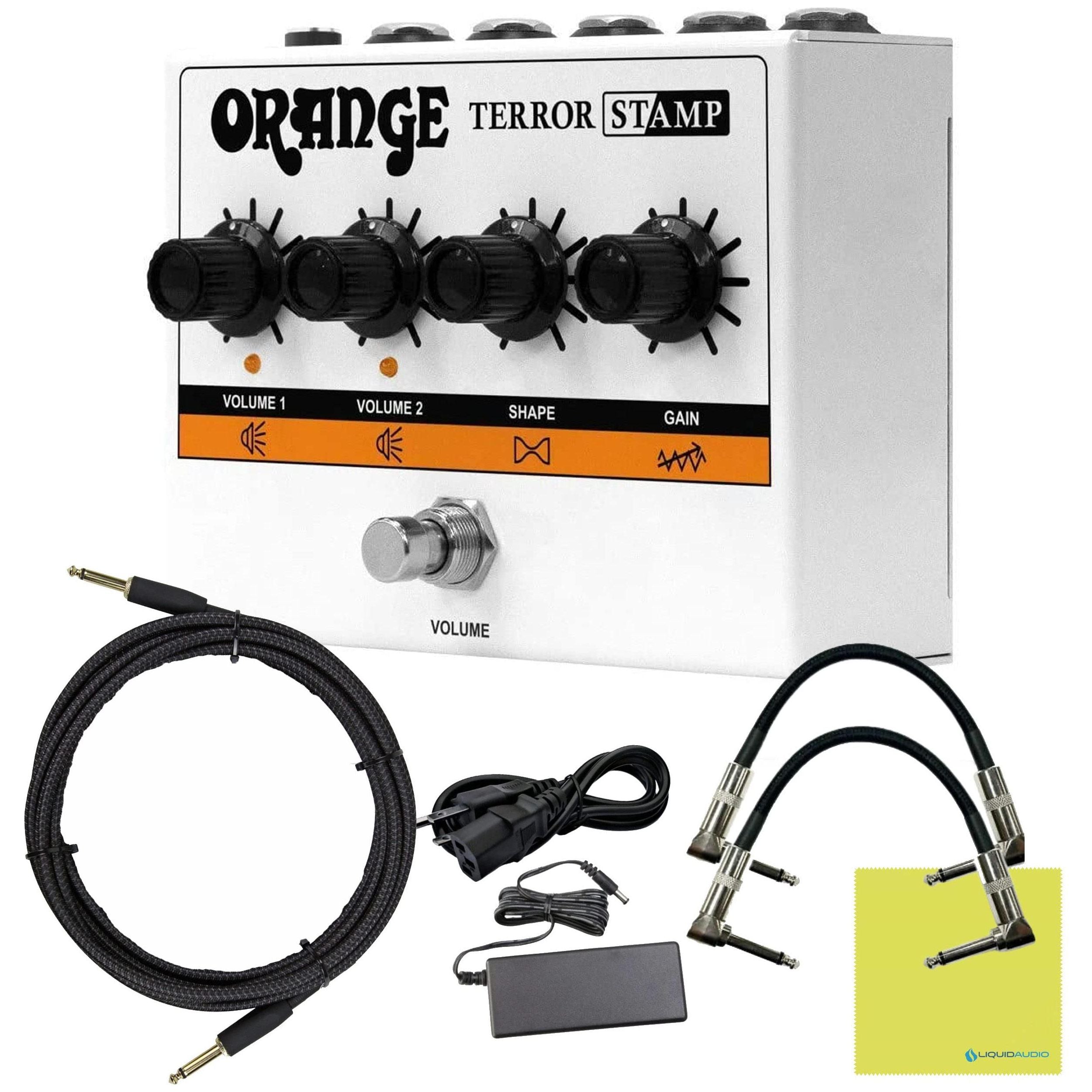 Orange Amps Terror Stamp 20W Hybrid Valve Solid State Guitar Amp Bundle ...